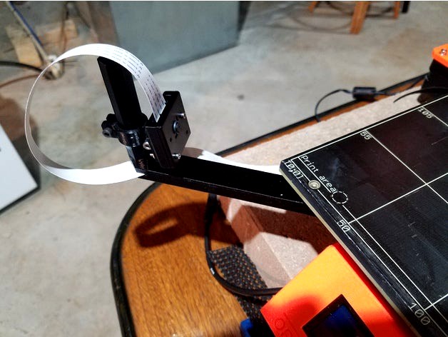 Raspberry Pi v2.1 Camera Mount by Zingabopp 3d model