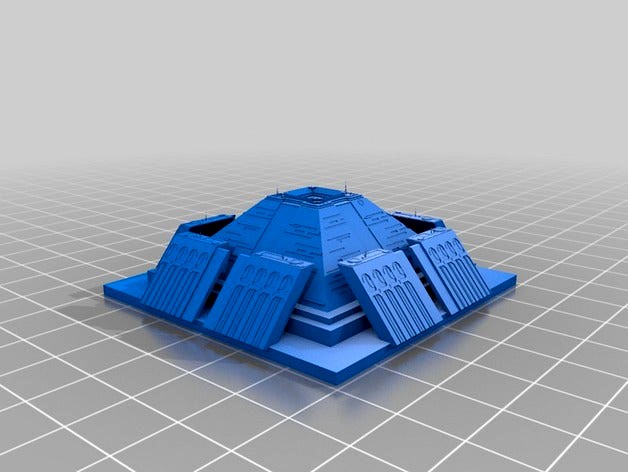 Tyrell Corporation Pyramid by Yiorgaks 3d model