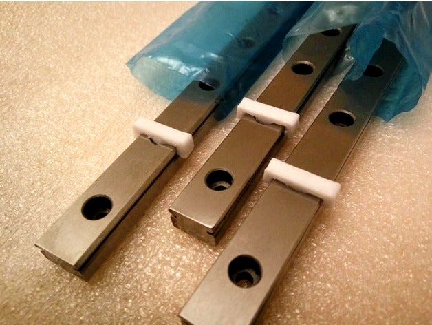 MGN12 linear rail carriage stop by frol 3d model