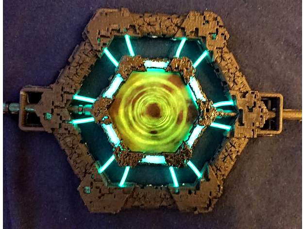 Borg transwarp conduit by poblockim 3d model