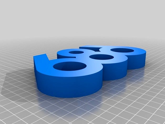 686 Logo by byriderforrider 3d model