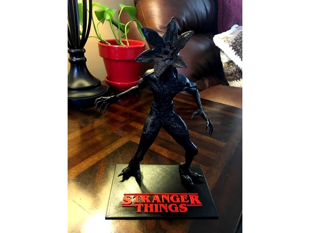 Display Base Stand for the Stranger Things Demogorgon by kspmoure by ...