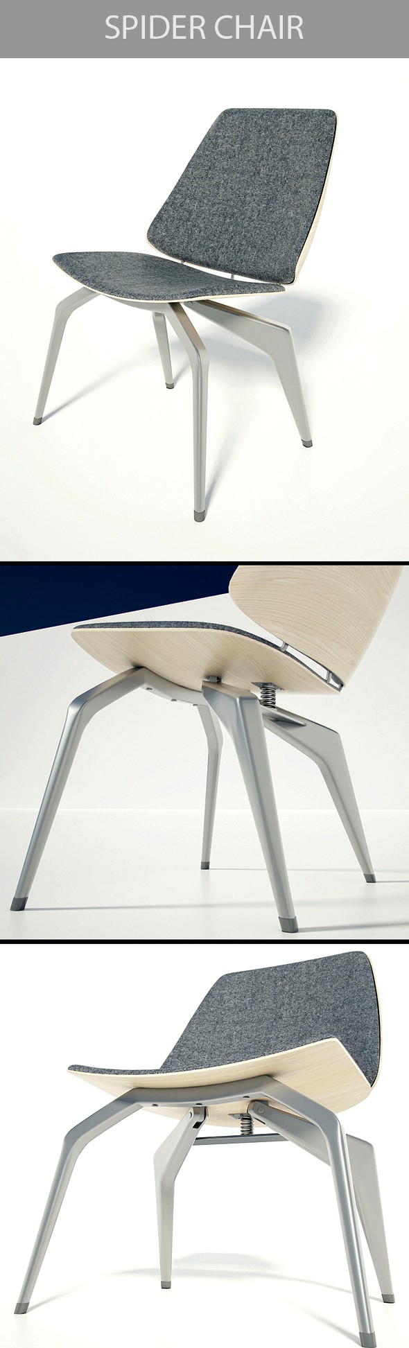Spider Chair 3d model