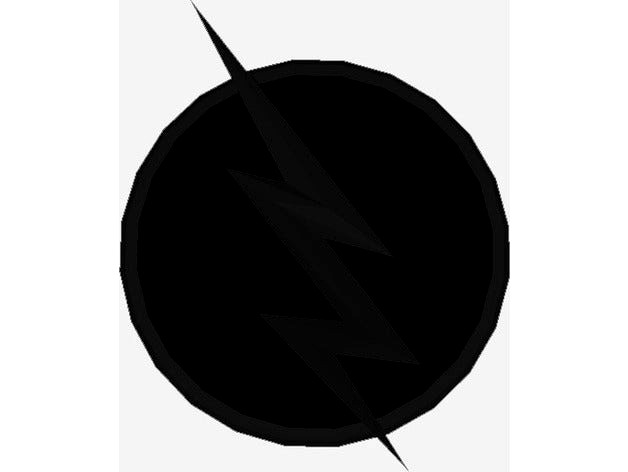 Zoom Logo From The CW`s "The Flash" by Spinnerfox 3d model