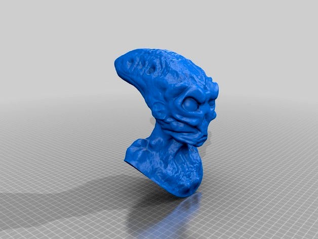 Mudbox Alien Model by C3customsllc 3d