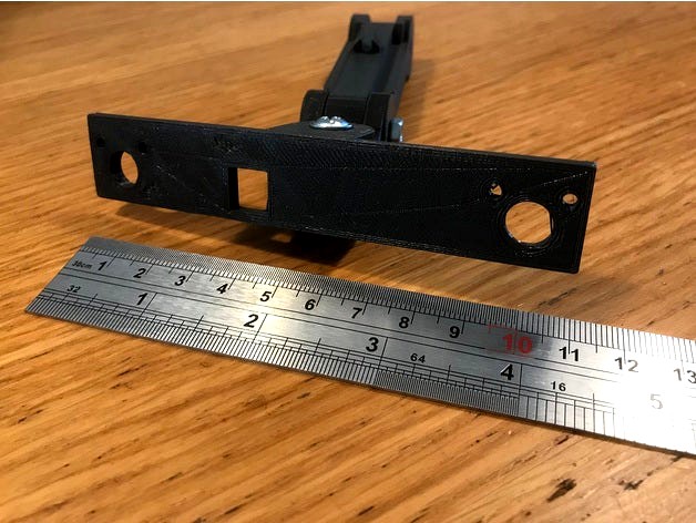 Malyan M200 Front mount (with source) by Bolukan 3d model