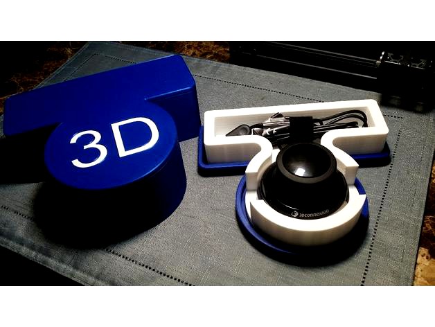 3D space mouse case by kevinb22 model