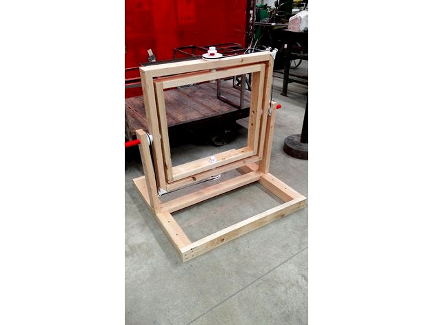 Rotational Casting Machine by erjack 3d model