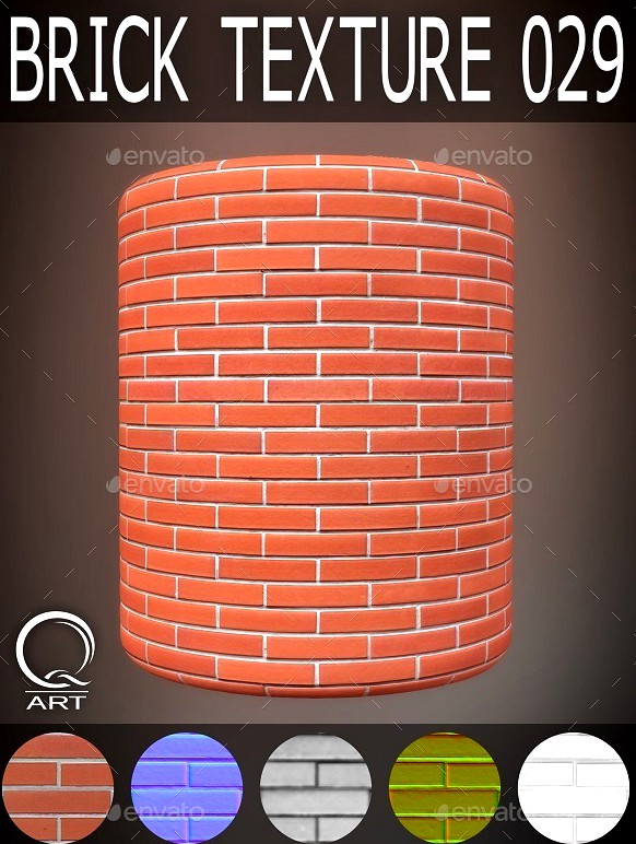 Brick Textures 029 3d model