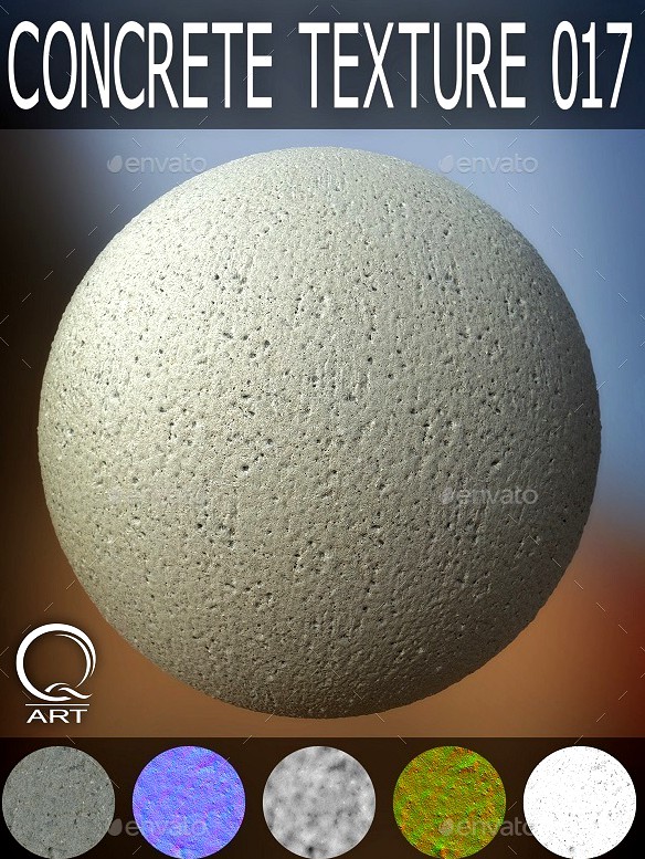 Concrete Textures 017 3d model