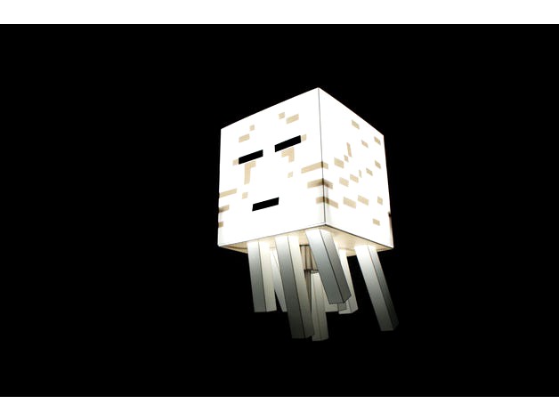 Minecraft Ghast night lamp by Voltrage 3d model