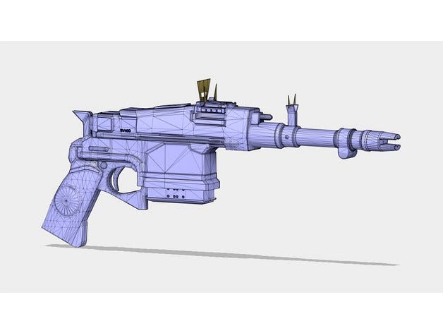 DESTINY 2 STURM full size model (exotic hand cannon by dang2antelopes 3d