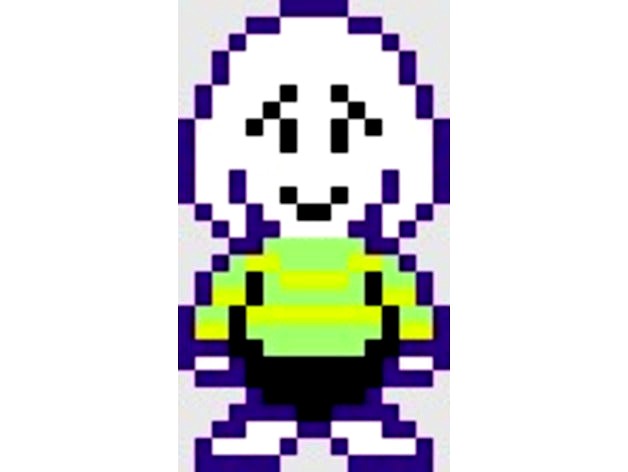 Asriel Sprite Undertale by WetSock 3d model