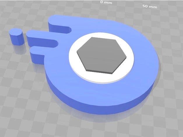 Discord Nitro Logo and Keyring by ThattCatto 3d model