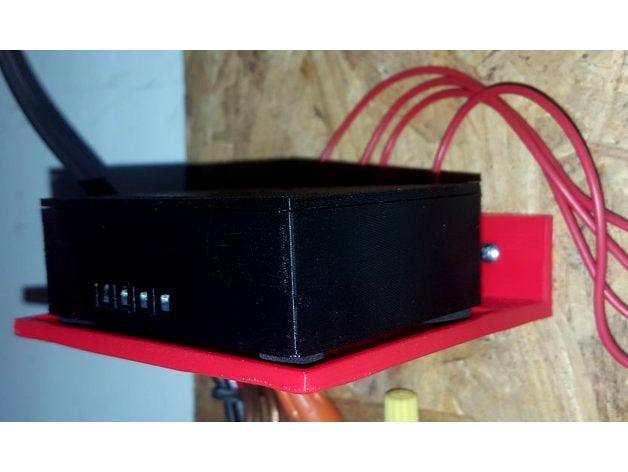 4 channel relay module box by Old-Steve 3d model