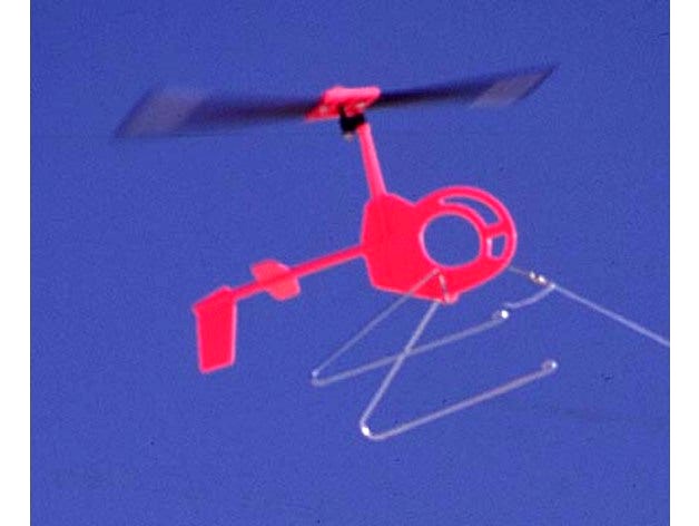 Helicopter - Gyro Kite by CuervoRC 3d model