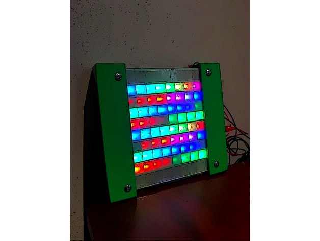 RGB LED Matrix by GREGWEED 3d model