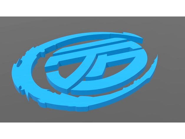 HotWheels Acceleracers TEKU logo by XtracK22 3d model