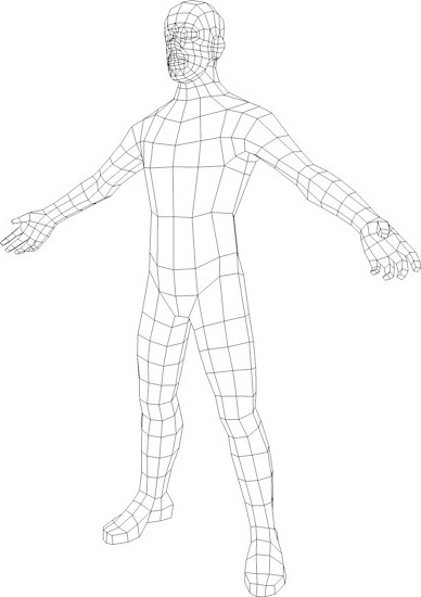 Human Male Base Mesh 3d model