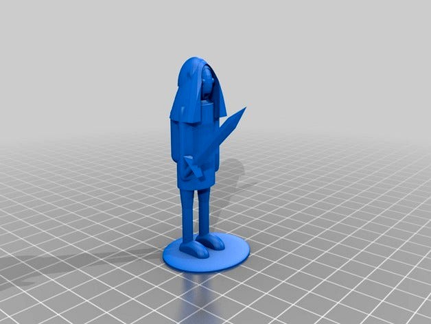 Saffron Character Model by grantr 3d