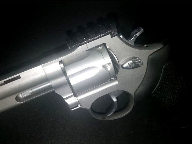 Taurus Model 66 Picatinny Rail Mount by Infinitus 3d