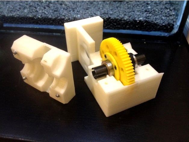 OpenRC Truggy Central Diff. Housing for HSP 02024 by NiKO2On 3d model