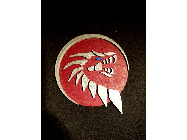 The Ultimate Beastmaster dragon logo by Tomeek 3d model