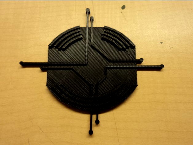 Navajo Technical University logo Prt 2 by cnez1 3d model