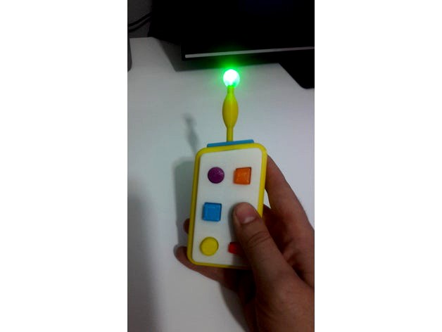 Pocoyo remote control led by MIGUIF 3d model