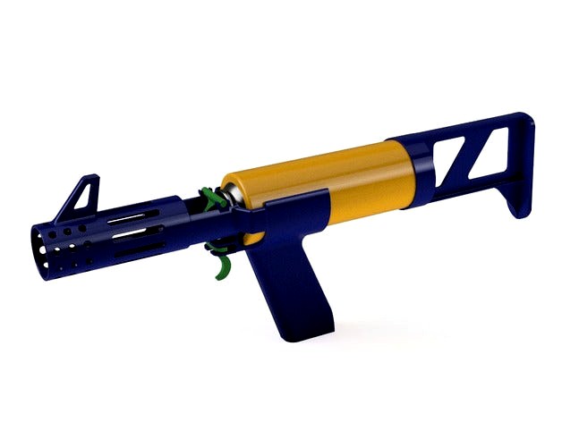 Tacti-Cool Silly String Gun by FDM_Guru 3d model