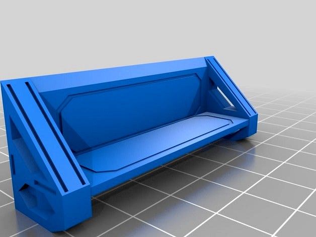 28mm Sci-fi benches by mr_mich 3d model
