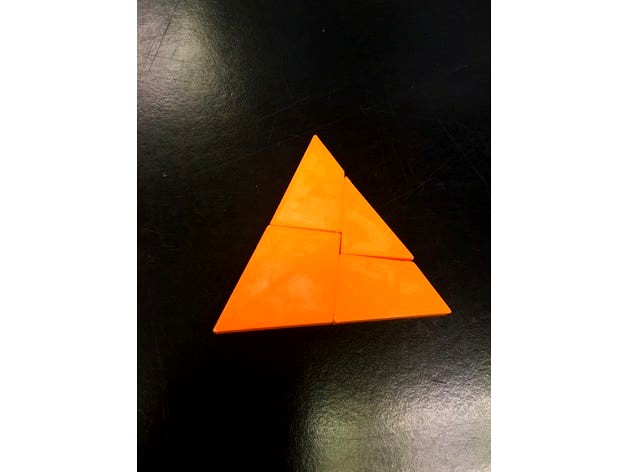 Hinged Dissection (Dudeney dissection) by clark4ea 3d model