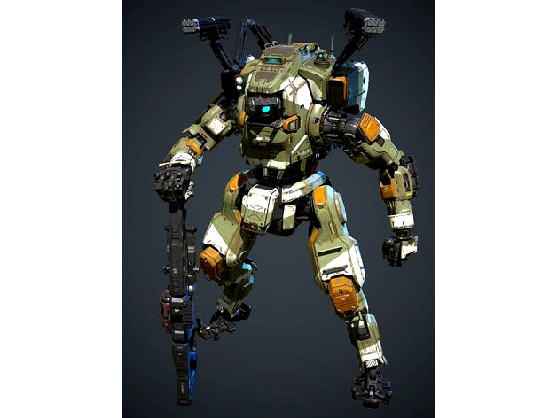 Titanfall Monarch by Z-mech 3d model