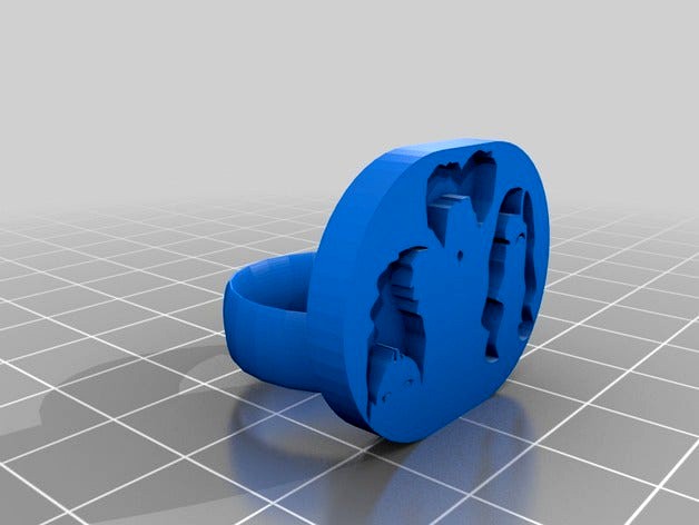 hocus pocus ring by Aurora_Borealis 3d model