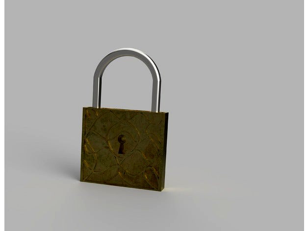 Chest lock by jannemasa 3d model