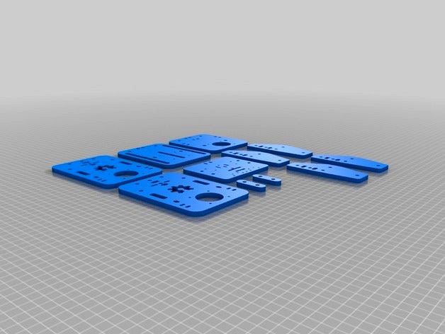 OpenBuilds ACRO Plates by ThothLoki 3d model