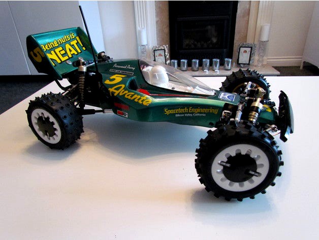 Tamiya Avante wheels by bonkett 3d model