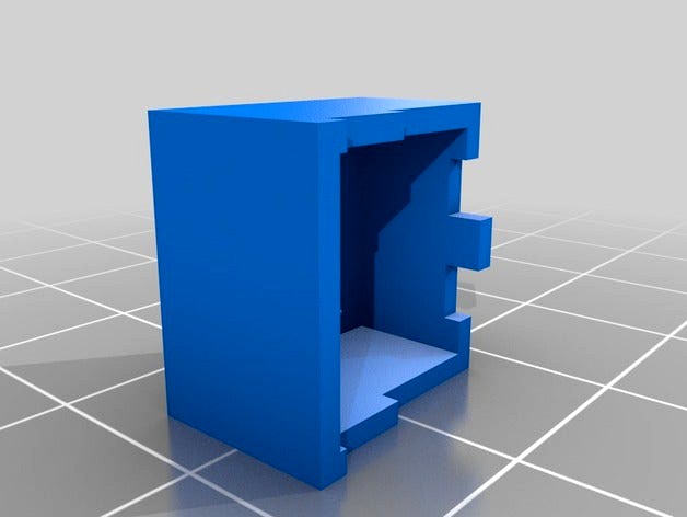 Lego Minecraft helmet by frahlg 3d model