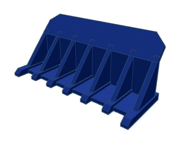 Model tank dozer blade by small_furry_spider 3d