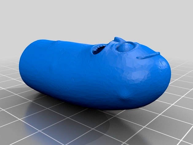 Pickle Rick USB case by DieTheVillain 3d model