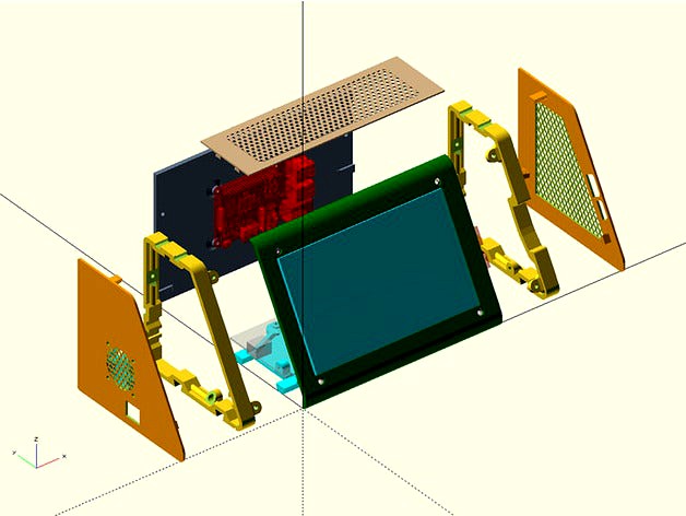 Raspberry Pi Electronics Enclosure with Arduino Mega or Rambo Mini and ...