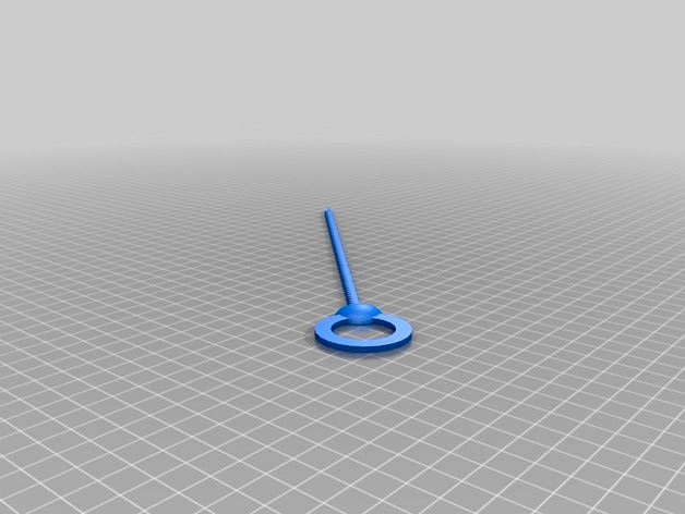 Beyblade launcher ripcord (Long version) by smartial_arts 3d model