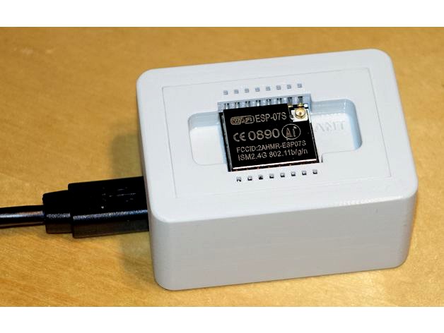 ESP-07S (ESP8266) programmer by ABH_ 3d model