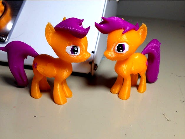 Scootaloo MLP Pony by arcandg 3d model