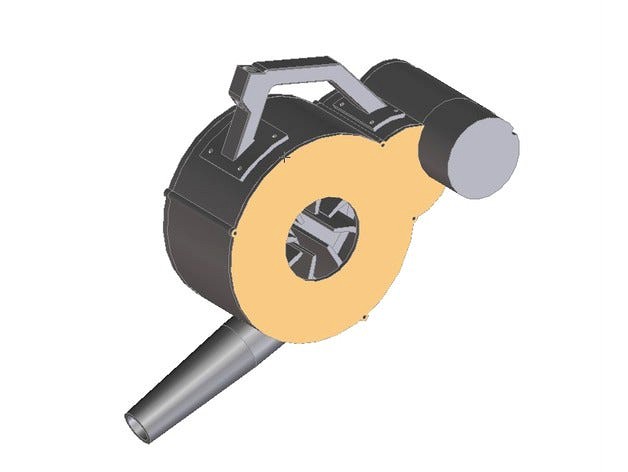 3D Printed Blower by Yuyuemon model