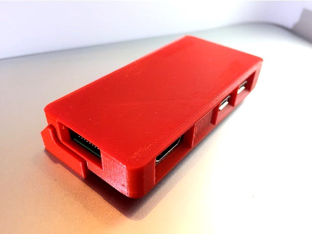 Raspberry Pi Zero Smart Case Wall mount by SnowmansEye 3d model