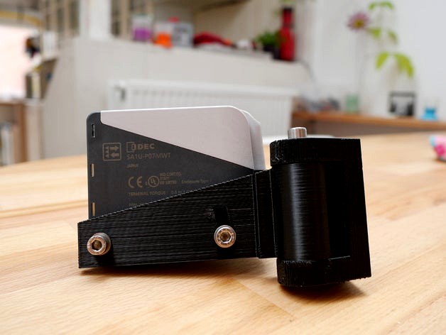 Mount for the IDEC SA1U photoelectric sensor by Diomedia_be 3d model