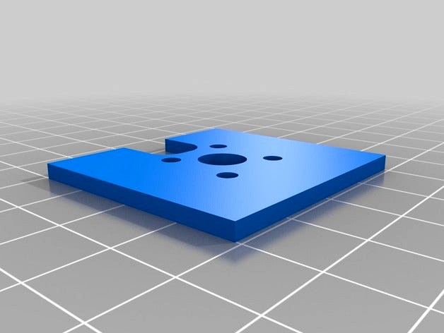 Firewall/ Motor Mount for Flite Test Mighty Mini Arrow by ascii_ch 3d model