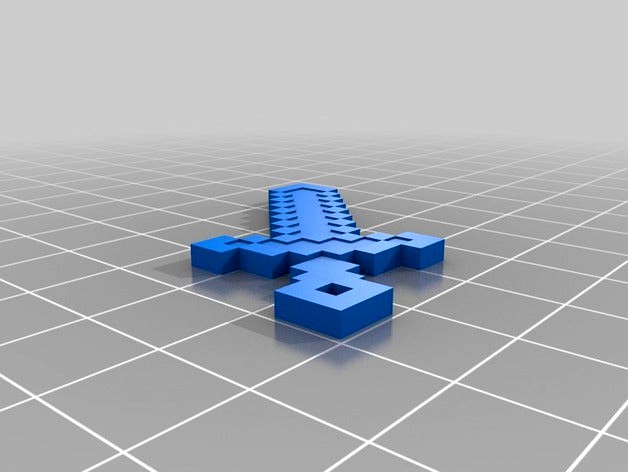 Minecraft - Sword, Pickaxe, Axe, Shovel, Hoe - Keychains by ...