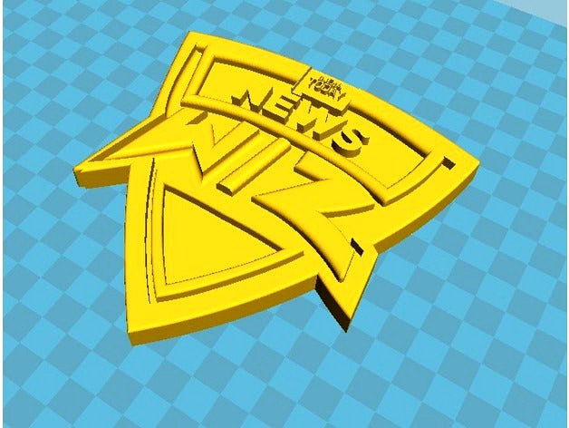 INDIA TODAY LOGO by TECHB 3d model